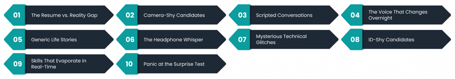 10 Warning Signals of Candidate Impersonation in Interviews