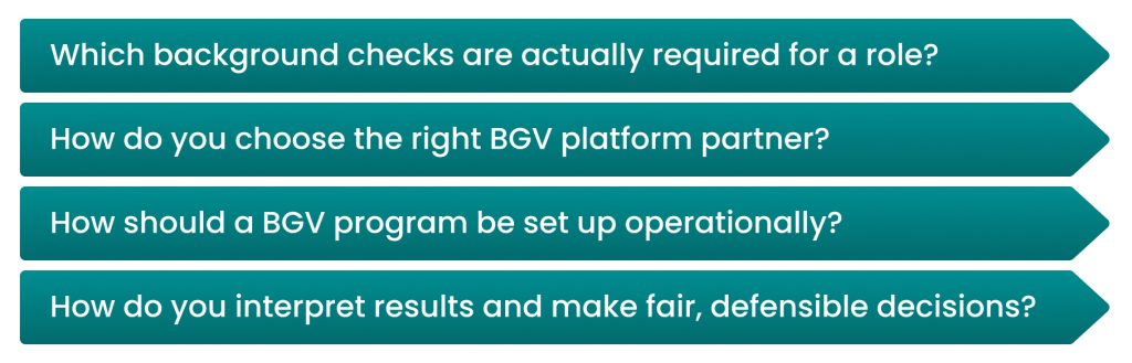 The BGV Code of India: A Practical Guide for HR