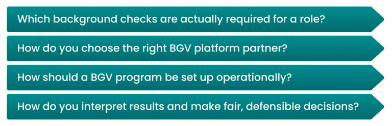 The BGV Code of India: A Practical Guide for HR